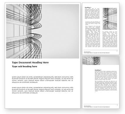 Architecture Word Templates Design, Download now | PoweredTemplate.com