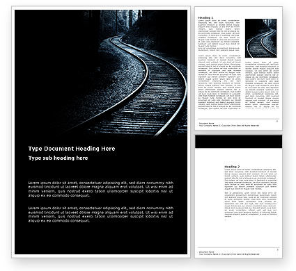 Railway Word Templates Design, Download now | PoweredTemplate.com
