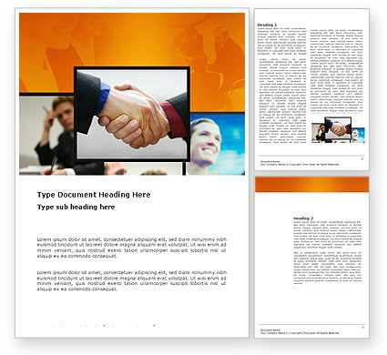 15 Free Shaking Word Templates | PoweredTemplate.com