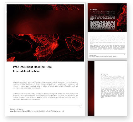 Red Word Templates Design, Download now | PoweredTemplate.com