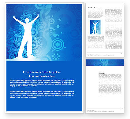 Blue Word Templates Design, Download now | PoweredTemplate.com