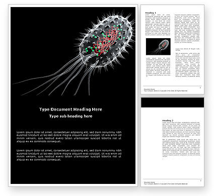 Bacteria Cell Brochure Template Design and Layout, Download Now, 03573 ...