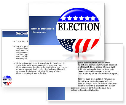 USA Elections PowerPoint Template - PoweredTemplate.com | 3 Backgrounds ...