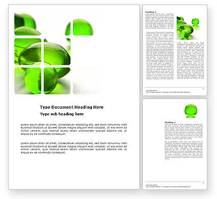 Green Word Templates Design, Download now | PoweredTemplate.com