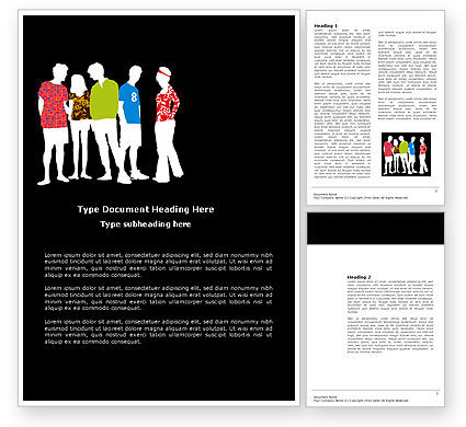 16 Free Youth Fashion Word Templates | PoweredTemplate.com