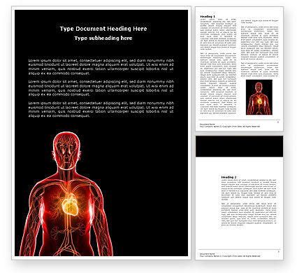 23 Free Blood And Heart Word Templates | PoweredTemplate.com