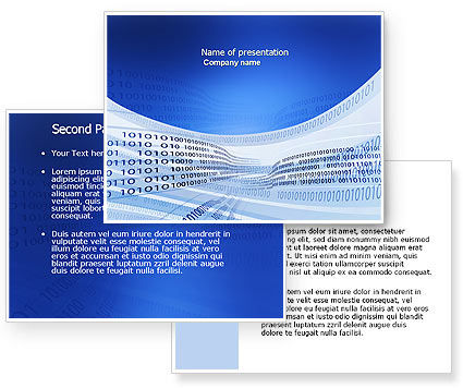 Coding Strip PowerPoint Template - PoweredTemplate.com | 3 Backgrounds ...