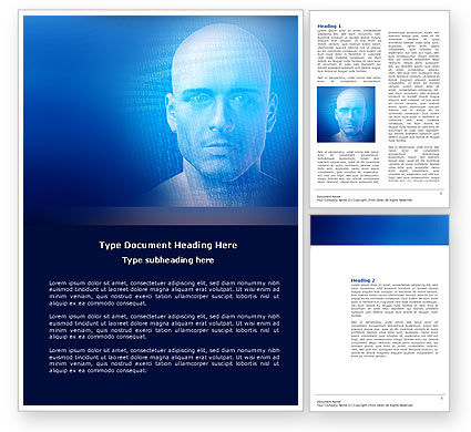 Ia Informática Word Templates Diseño, Descargar ahora | PoweredTemplate.com