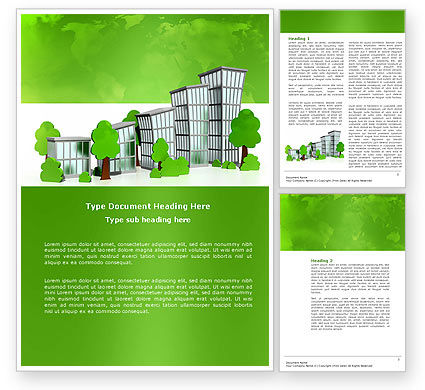 Green Word Templates Design, Download now | PoweredTemplate.com