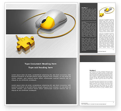 Computer Word Templates Design, Download now | PoweredTemplate.com