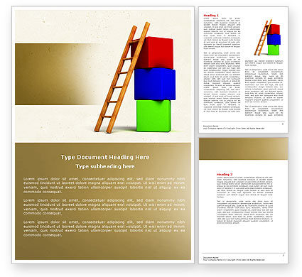 Ladder Word Templates Design, Download now | PoweredTemplate.com