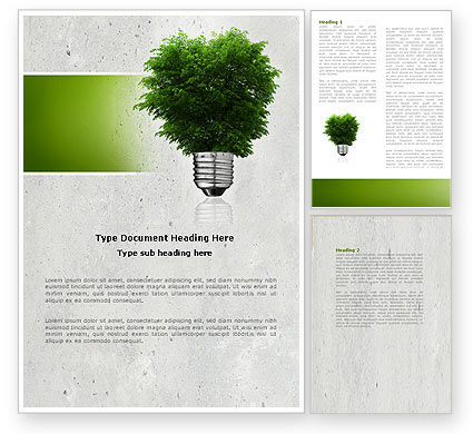 Green Word Templates Design, Download now | PoweredTemplate.com