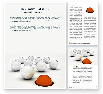 Multiple Choice Word Template 04578 | PoweredTemplate.com