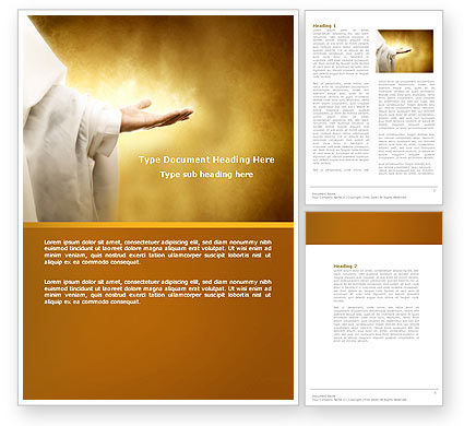 Religión Word Templates Diseño, Descargar ahora | PoweredTemplate.com