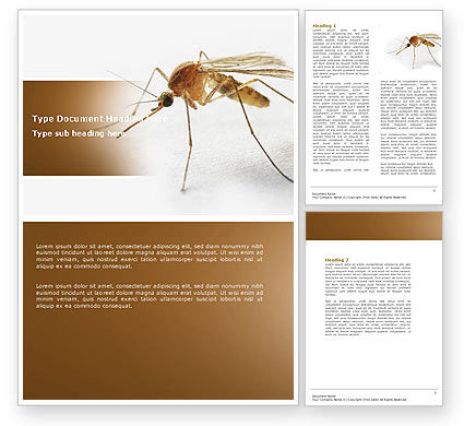 Mosquito Brochure Template Design and Layout, Download Now, 04599 ...