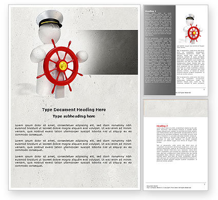 8 Free Captain Word Templates | PoweredTemplate.com