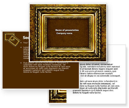 Frame PowerPoint Template - PoweredTemplate.com | 3 Backgrounds, 3 ...