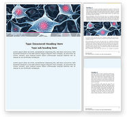 Neurons Flyer Template, Background in Microsoft Word, Publisher and ...
