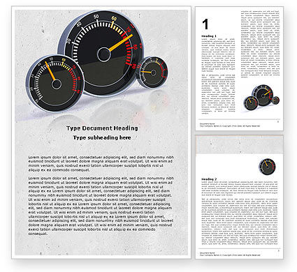 Speedo Word Template 04804 | PoweredTemplate.com