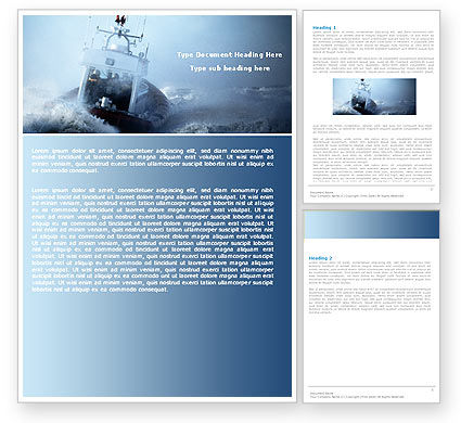 Sea Word Templates Design, Download now | PoweredTemplate.com