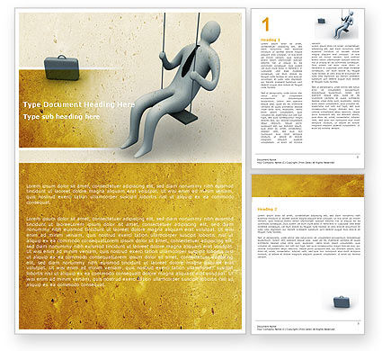 Free Down Shift Word Template 04886 | PoweredTemplate.com