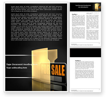 Dossier Word Templates Design, Download now | PoweredTemplate.com