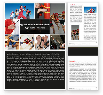 Kicker Word Templates Design, Download now | PoweredTemplate.com