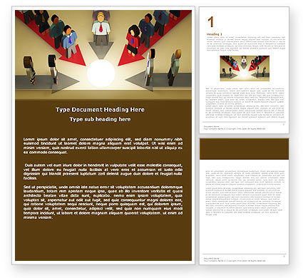 Common Cause Word Template 04964 | PoweredTemplate.com