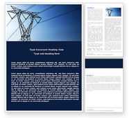 Power Lines Mast - Free Presentation Template for Google Slides and ...