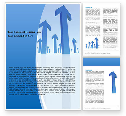 High Rise Word Template 05185 | PoweredTemplate.com