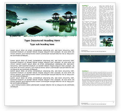 Calm Word Templates Design, Download now | PoweredTemplate.com