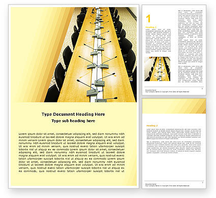 Free Conference Word Template 05335 | PoweredTemplate.com