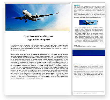 Modern Plane Brochure Template Design and Layout, Download Now, 05474 ...