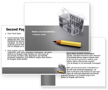 Draft PowerPoint Template - PoweredTemplate.com | 3 Backgrounds, 3 ...