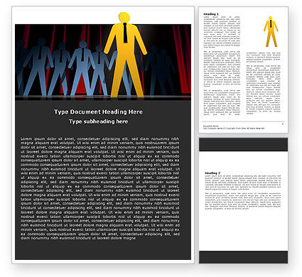 10 Free Organized Group Word Templates | PoweredTemplate.com