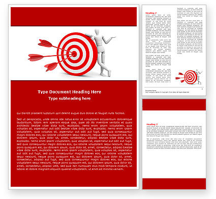 Reach Target Letterhead Template, Layout for Microsoft Word, Adobe ...