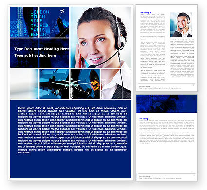 Modèles de design Word Contrôleur De Trafic Aérien, téléchargez dès ...