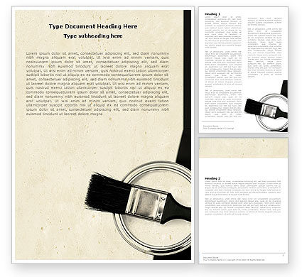 Brush Word Templates Design, Download now | PoweredTemplate.com