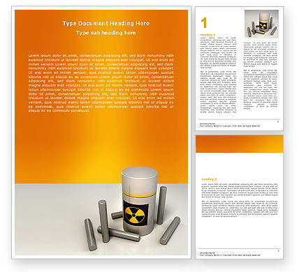 Nuclear Power Engineering Word Templates Design, Download now ...