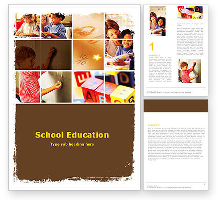 Primary School Brochure Template Design and Layout, Download Now, 05730 ...