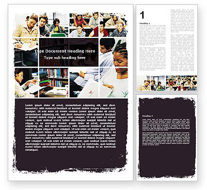University Word Templates Design, Download now | PoweredTemplate.com