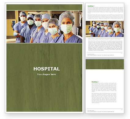 Desain Templat Word Kesehatan Rumah Sakit, Download Sekarang ...