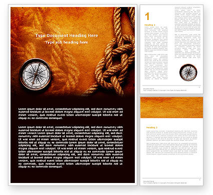 Marine Letterhead Template, Layout for Microsoft Word, Adobe ...