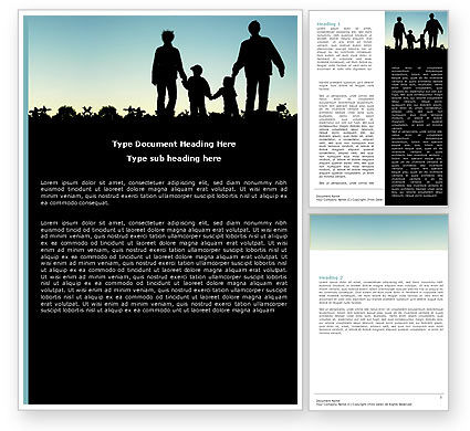 8 Free Family Upbringing Word Templates | PoweredTemplate.com