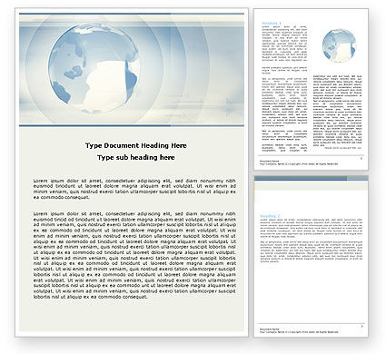 Clean Word Templates Design, Download now | PoweredTemplate.com