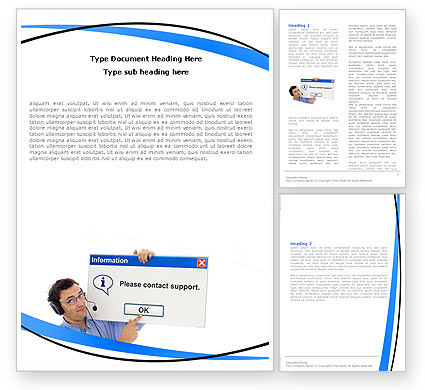 8 Free Mid Word Templates | PoweredTemplate.com