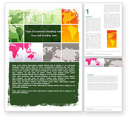 10 Free Global Operations Word Templates | PoweredTemplate.com