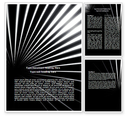 Razor Word Template 05991 | PoweredTemplate.com