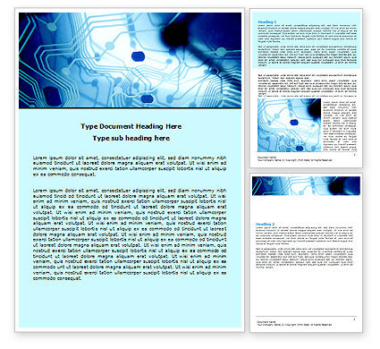 Contour Word Templates Design, Download now | PoweredTemplate.com
