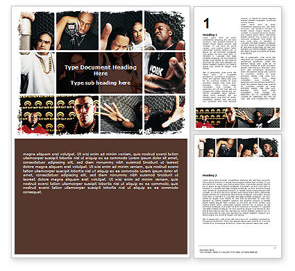 Rappers - Free Presentation Template for Google Slides and PowerPoint ...